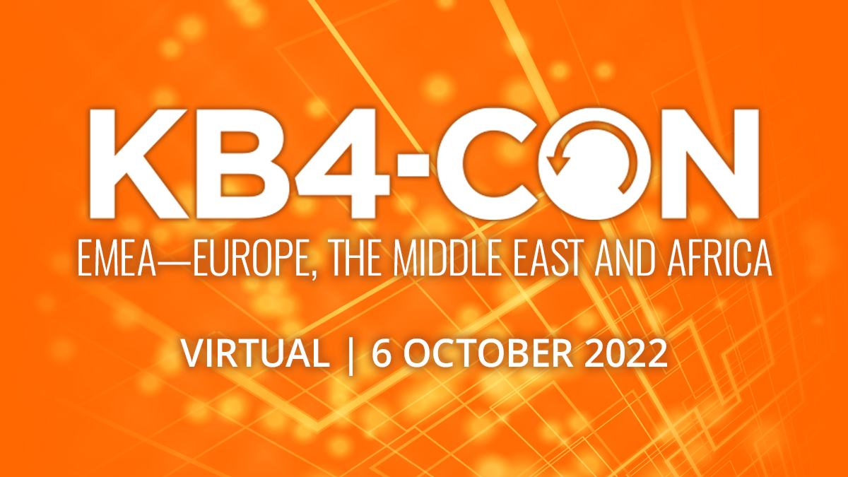 Register for KB4-CON EMEA 2022 Now! - handla.it